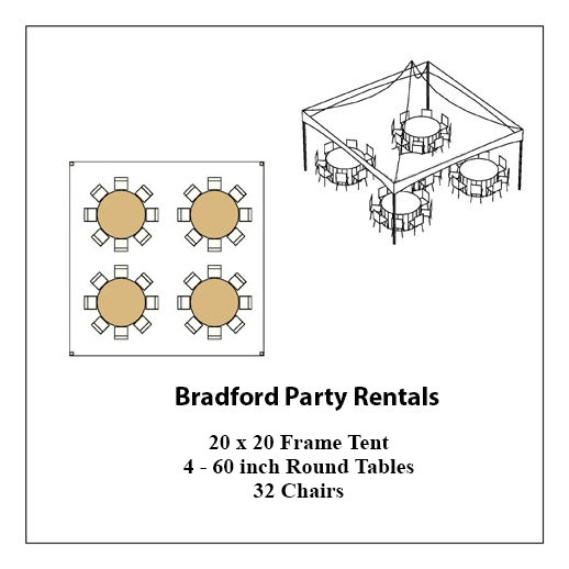20' x 20' Marquee Tent - Bradford Party & Event Rentals | Event Rentals ...